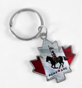 Keychain RCMP Horse and Rider | The Mounted Police Post