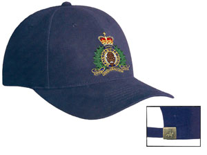 Cap RCMP Crest on Brushed Cotton | The Mounted Police Post